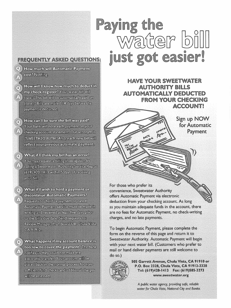 Automatic Payment Form | PDF