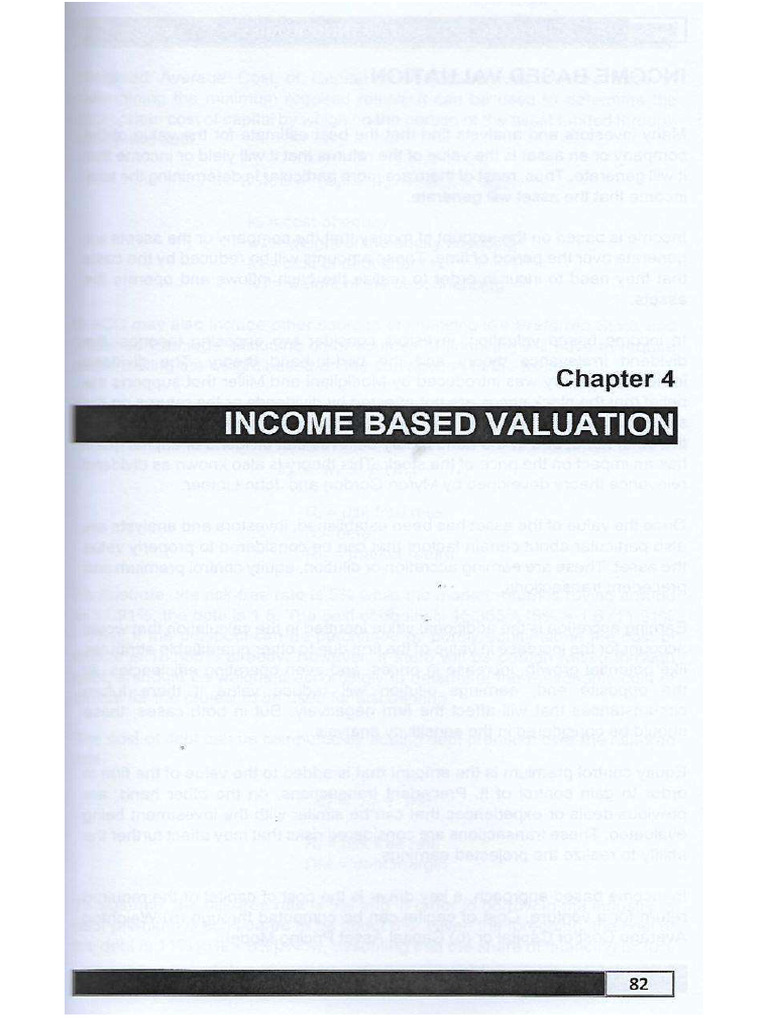 Chapter 4 Valuation | PDF