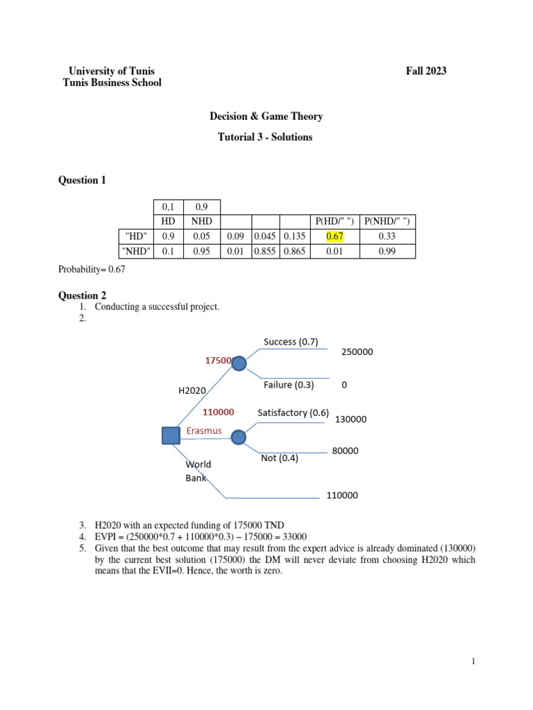 Tutorial 3 Solutios | PDF | Economics | Scientific Theories