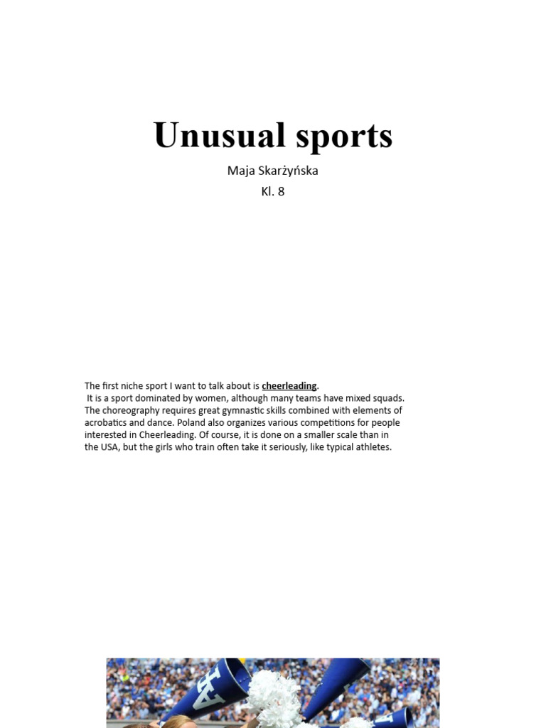 Unusual Sports | PDF
