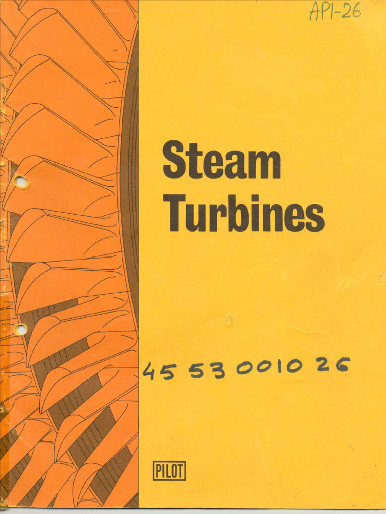 API 26 Steam Turbines OCR | PDF | Turbine | Steam