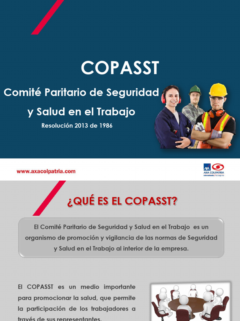 Presentación Copasst | PDF | Business