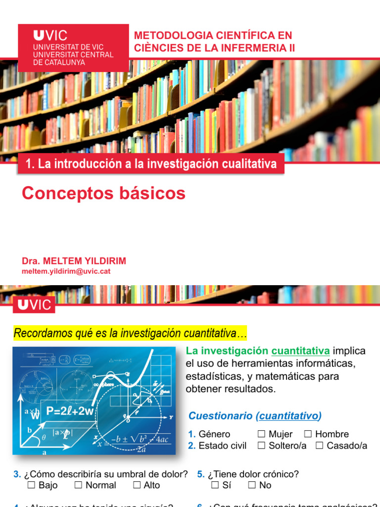 M1-T1 - Conceptos Básicos | PDF | Experiencia | Investigación cuantitativa