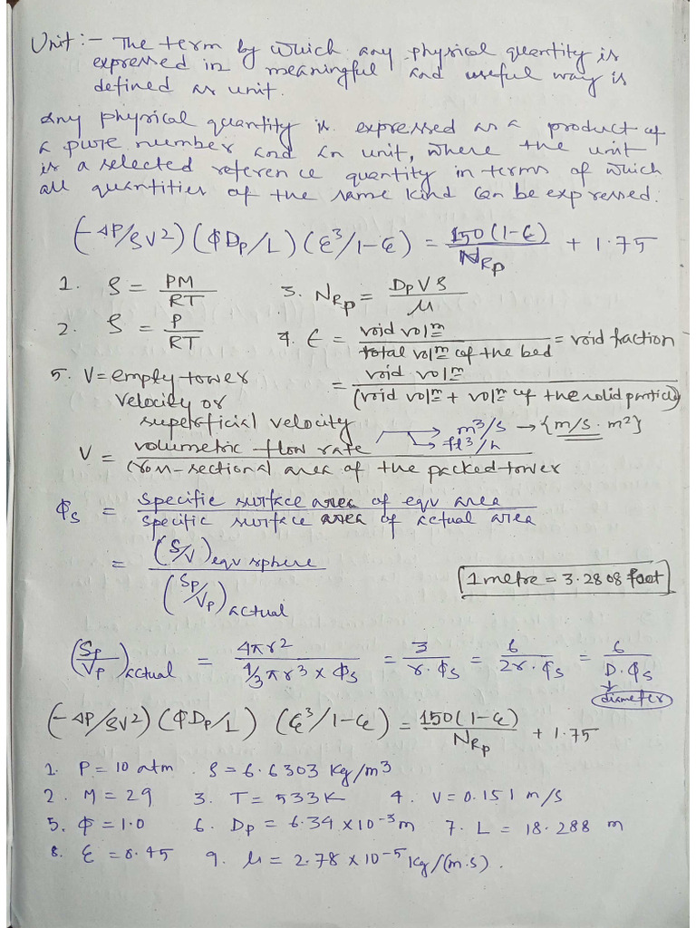 Unit Operation | PDF