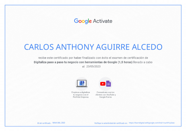 Activate Certificate | PDF