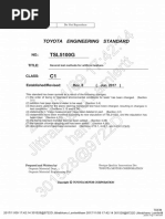 Toyota Flammability Test Standard TSM0500G | PDF | Confidentiality ...