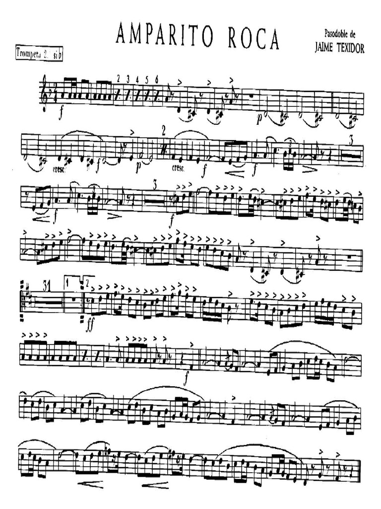 AMPARITO ROCA - TROMPETA 2A | PDF