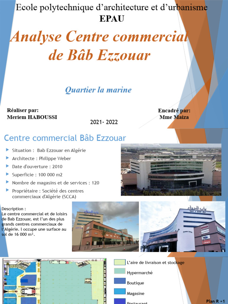 Centre Bab Ezzouar | PDF | Parking | Bâtiments et structures