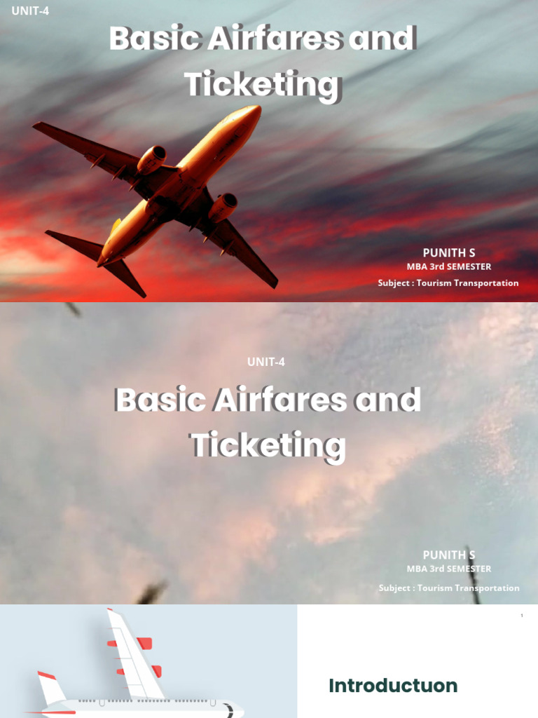 Basic Airfares and Ticketing | PDF | Low Cost Carrier | Airlines
