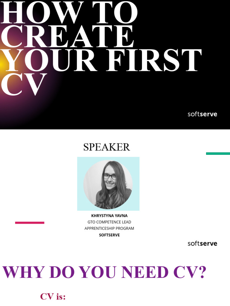 How To Write Your First CV | Download Free PDF | Résumé