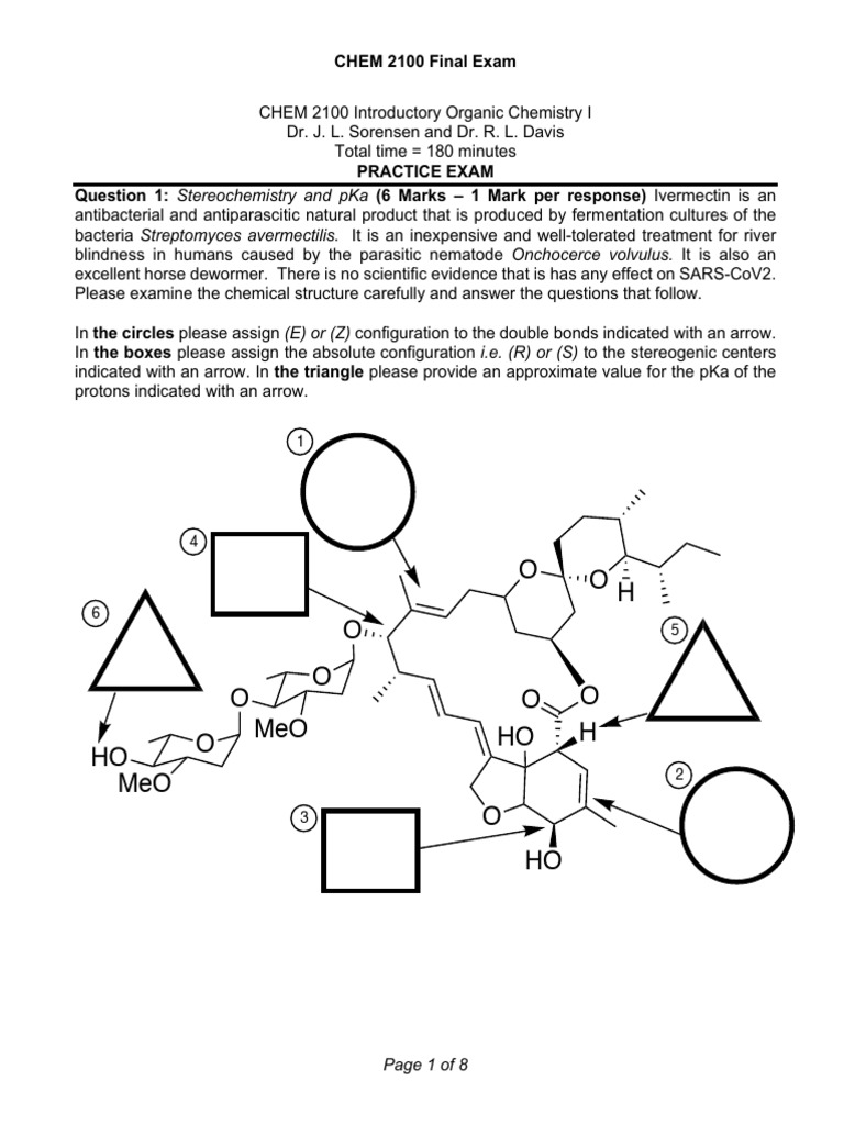 Practice Final Ochem | PDF
