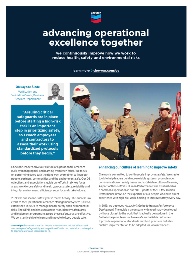 Advancing Operational Excellence Together PDF Download | PDF | Business ...