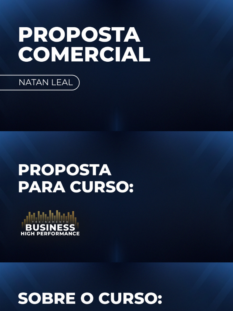 PROPOSTA COMERCIAL NATAN LEAL | PDF