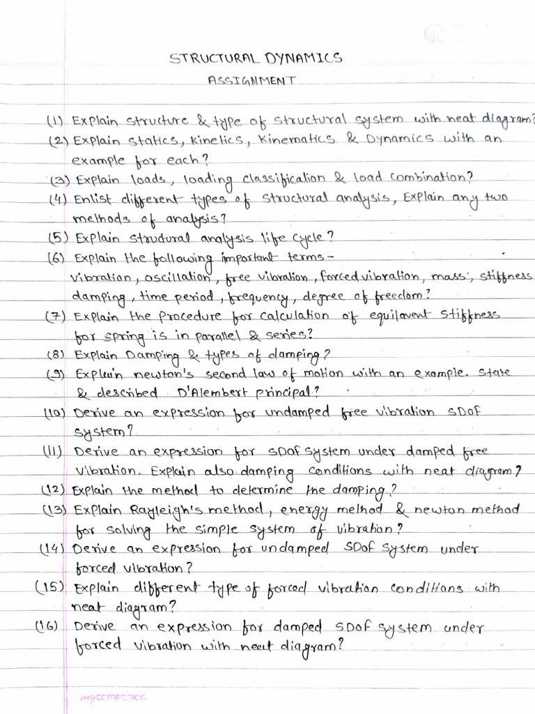 Str. Dynamics | PDF | Applied Mathematics | Structural Engineering