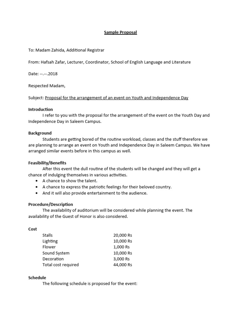 Sample Proposal | PDF | Human Communication