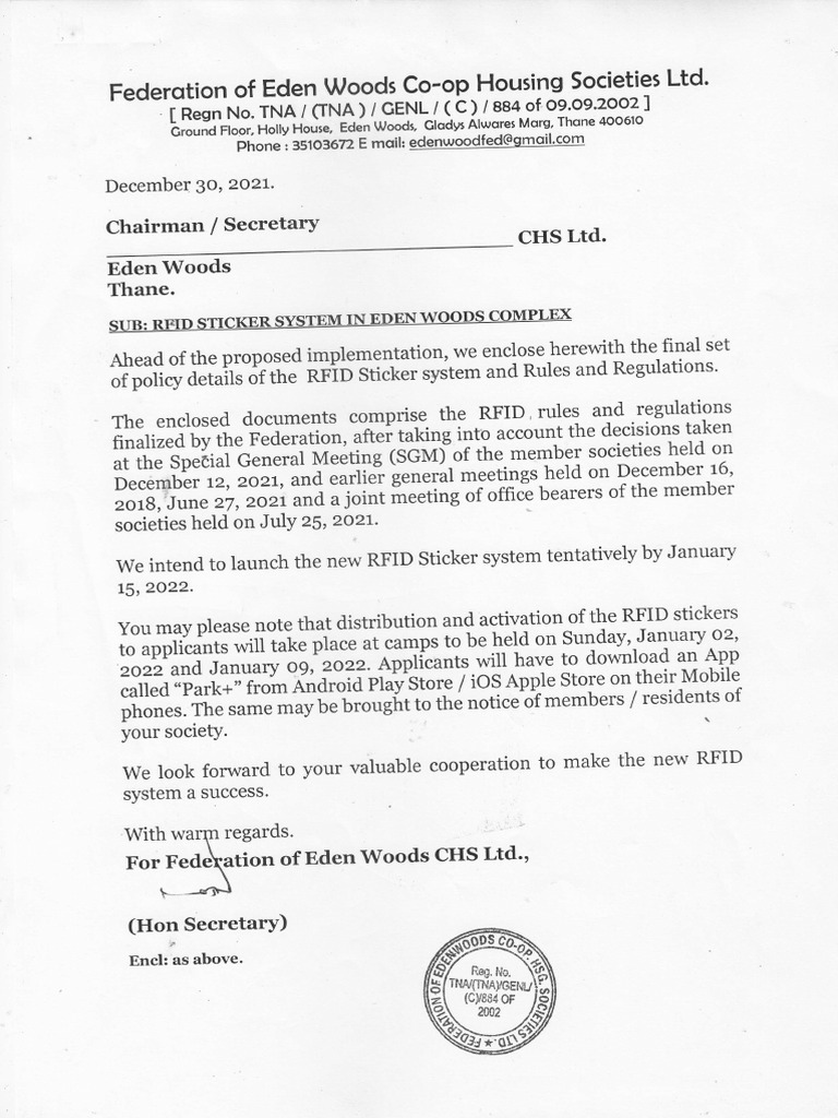 Rfid Rules and Regulations Dec 21 Final | PDF