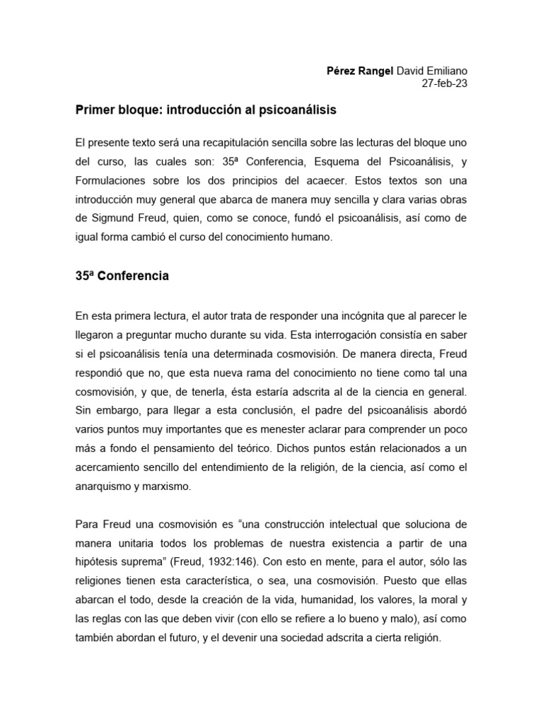 Bloque 1 - Pérez Rangel David Emiliano | PDF | Carné de identidad ...