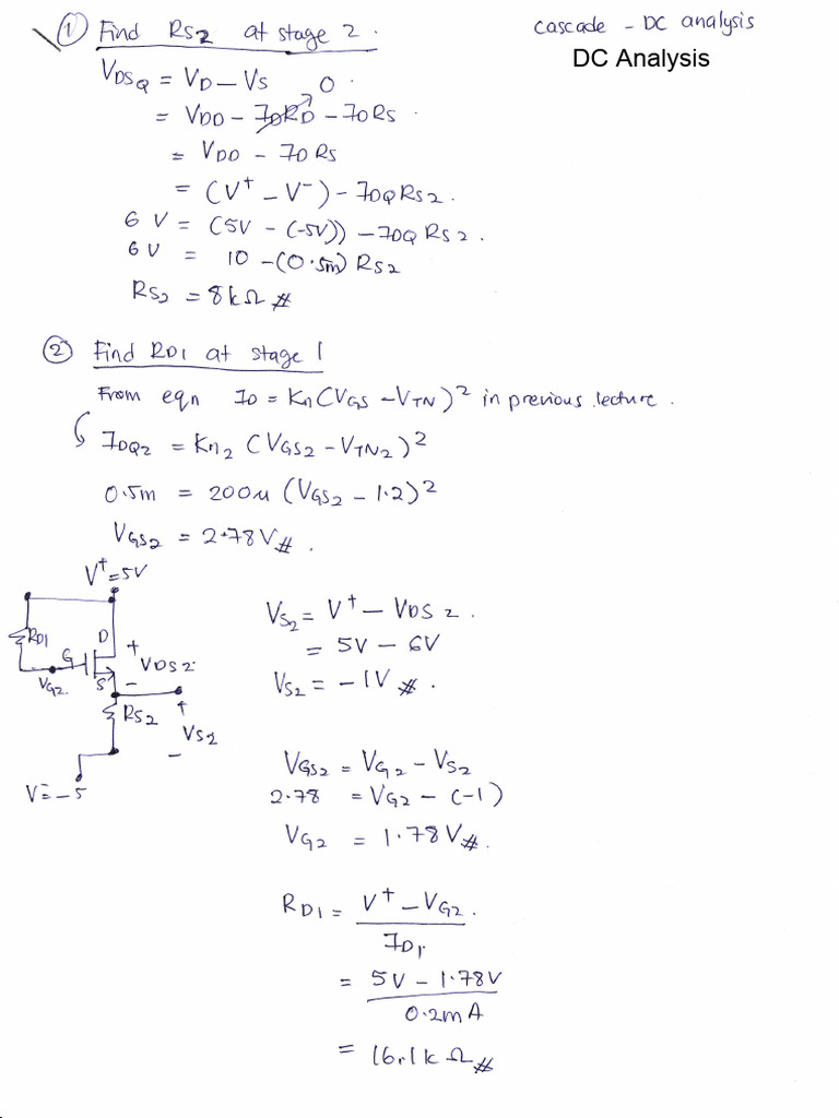 Extra Notes Multistage amplifier-PART 4 | PDF | Electrical Engineering ...