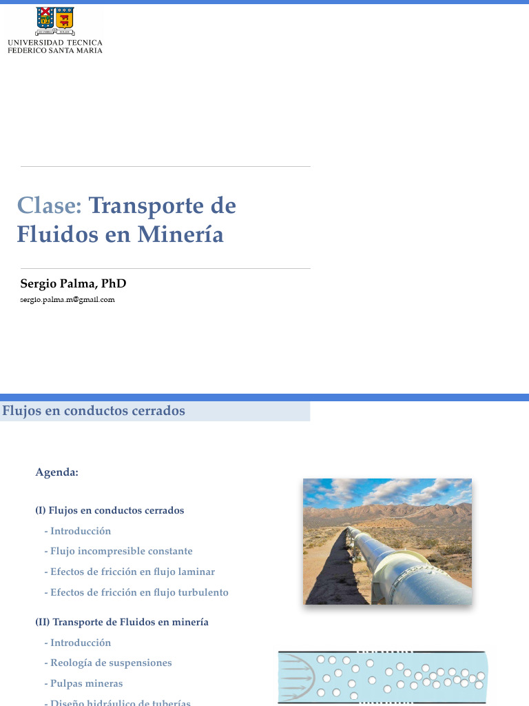 Transporte de Fluidos en Tuberías | PDF