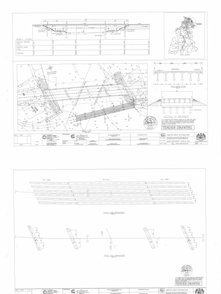 Drawing Structure Bukit Marak | PDF