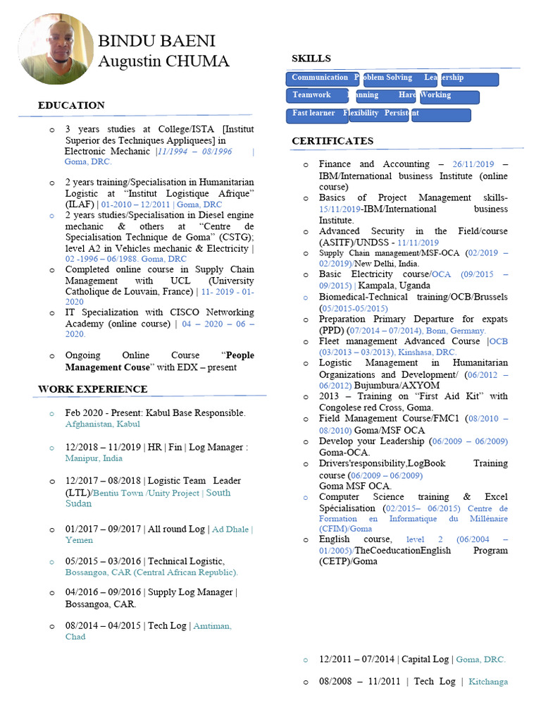 Bindu Baeni Cv - Pc | PDF