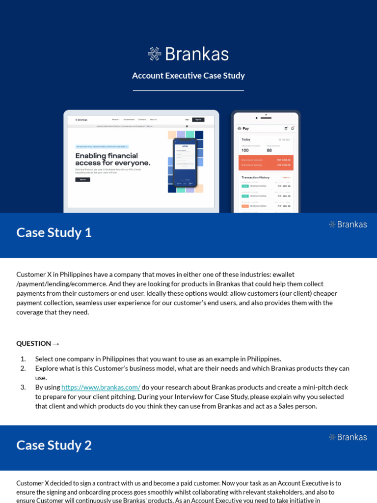 Account Executive Case Study (PH) | Download Free PDF | Economies ...