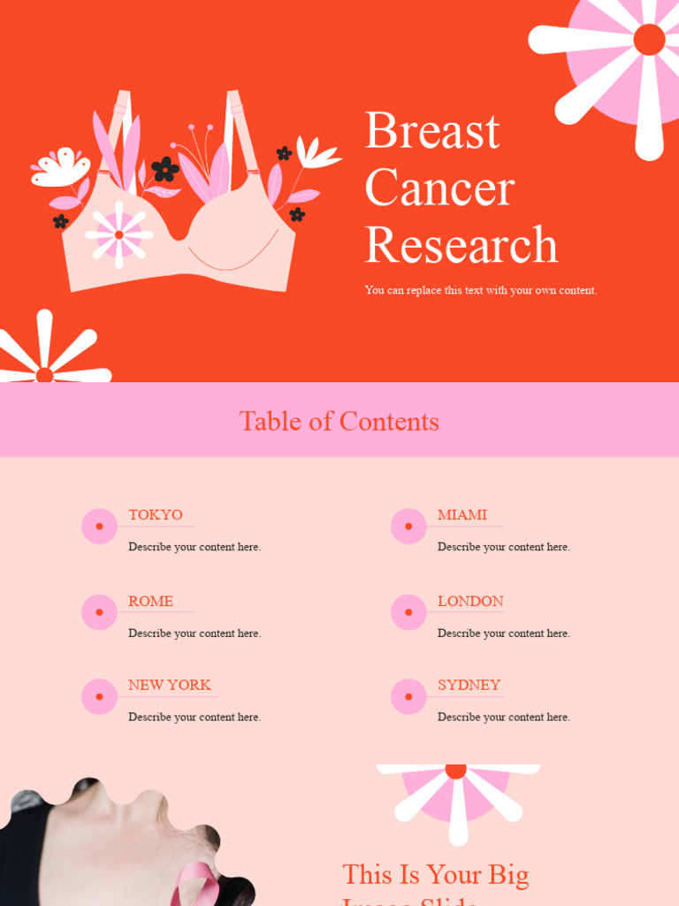 Abstract Breast Cancer Thesis Presentation Pink Variant | PDF | Art