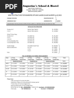 Fee Structure For Session 2024 25 | PDF | Tuition Payments | Services (Economics)