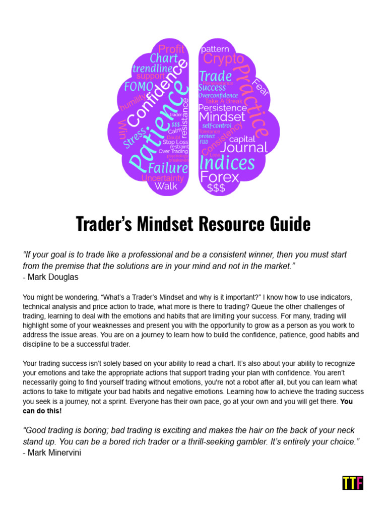 Trader’s Mindset Resource Guide | PDF