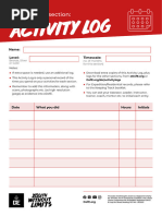 Gold DofE Skills Activity Log | PDF