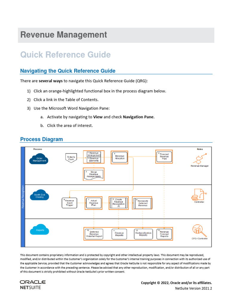 QRG Revenue-Management en | PDF | Finance & Money Management