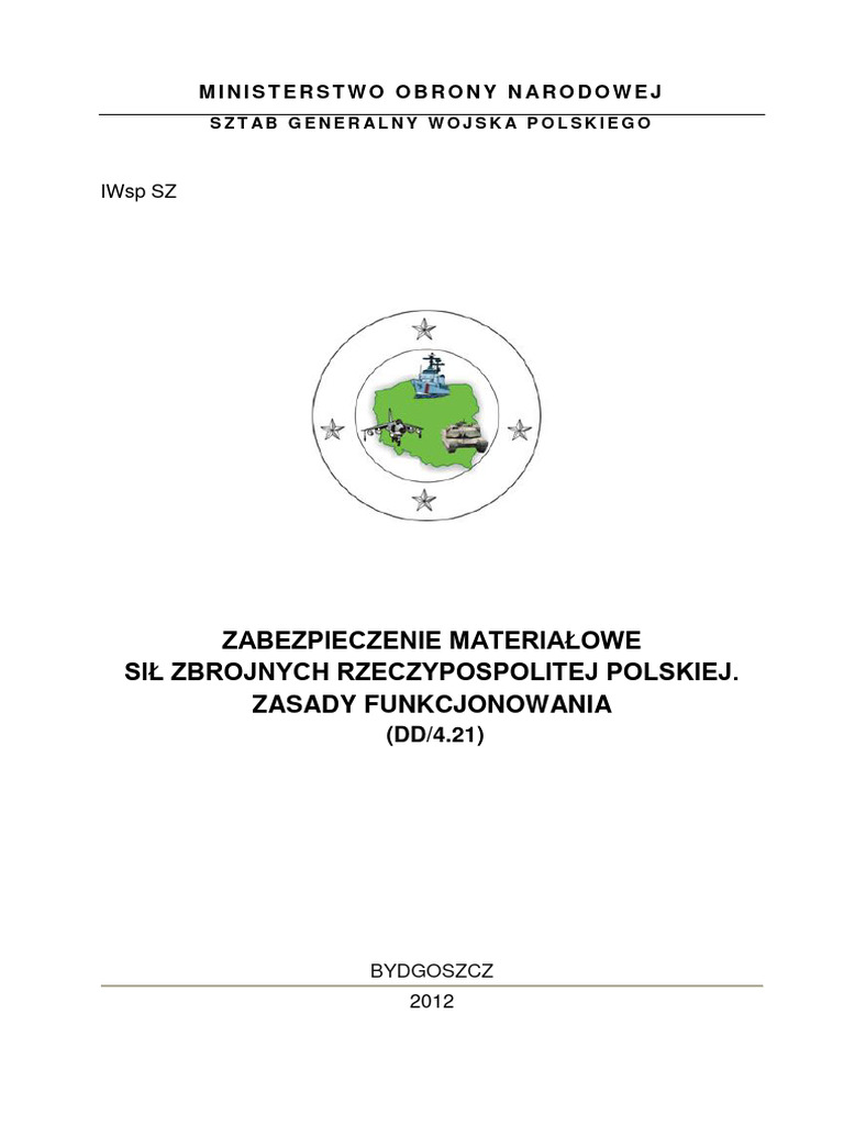 DD4.21 - Zabezpieczenie Materiałowe SZRP | PDF