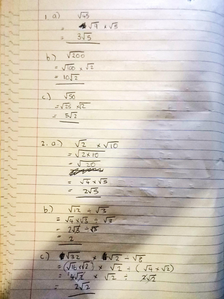 Mathematics Surds Pdf
