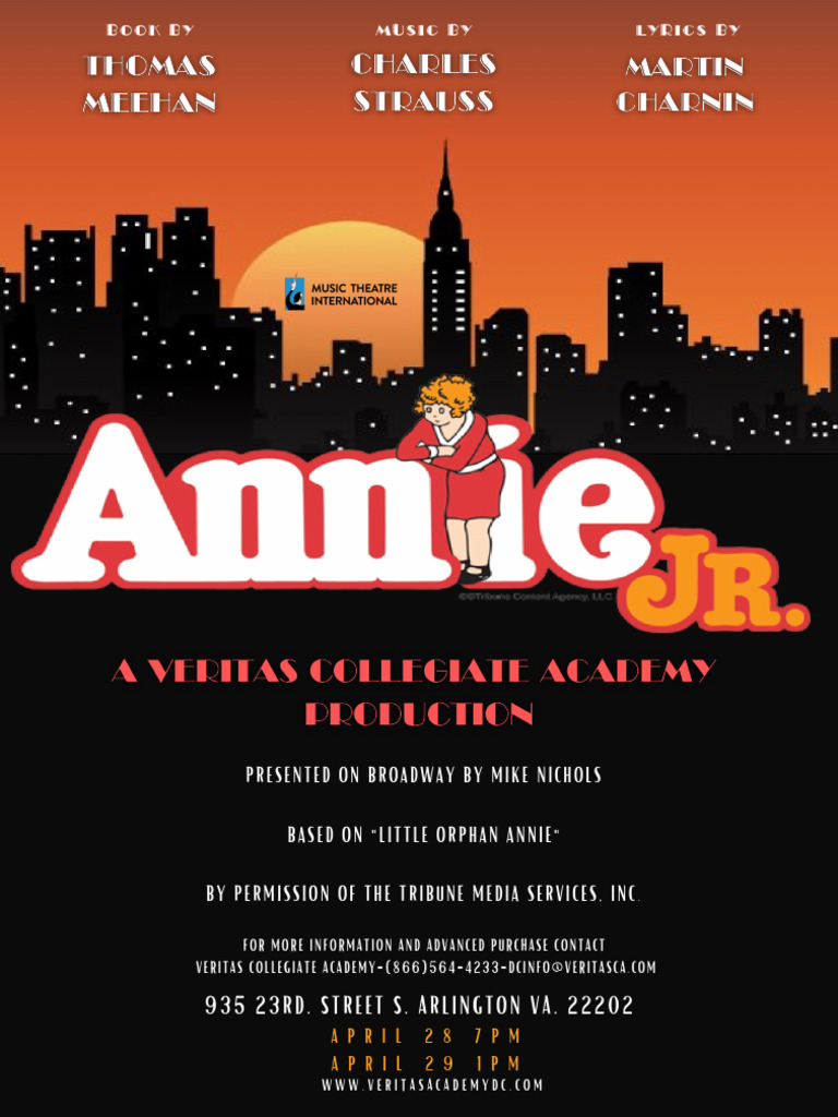 Annie Jr. Poster Updated | PDF