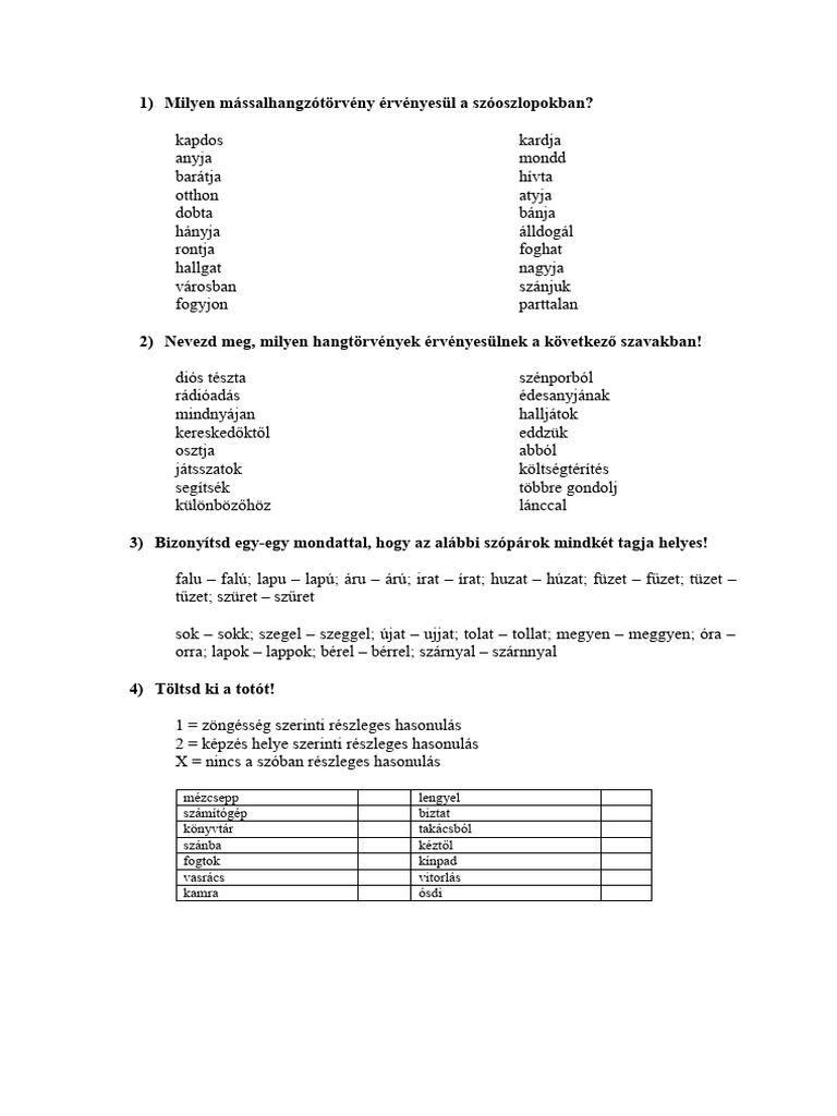 MSH Törvények Gyakorló | PDF