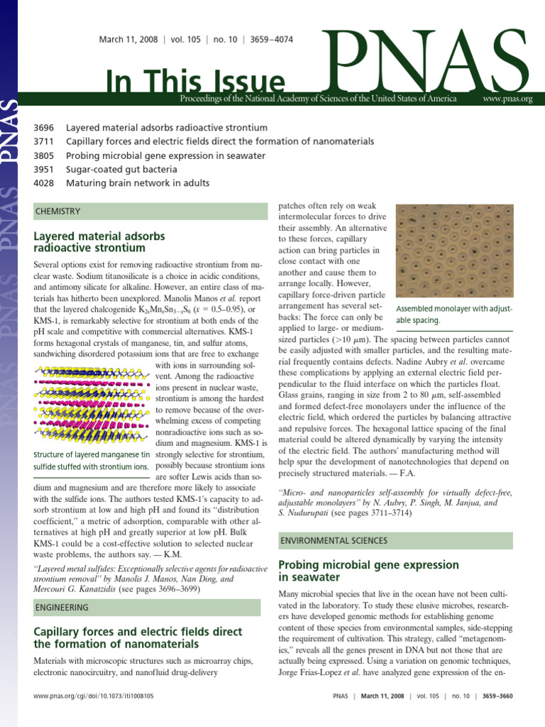 2008 - in This Issue | PDF | Ph | Bacteria