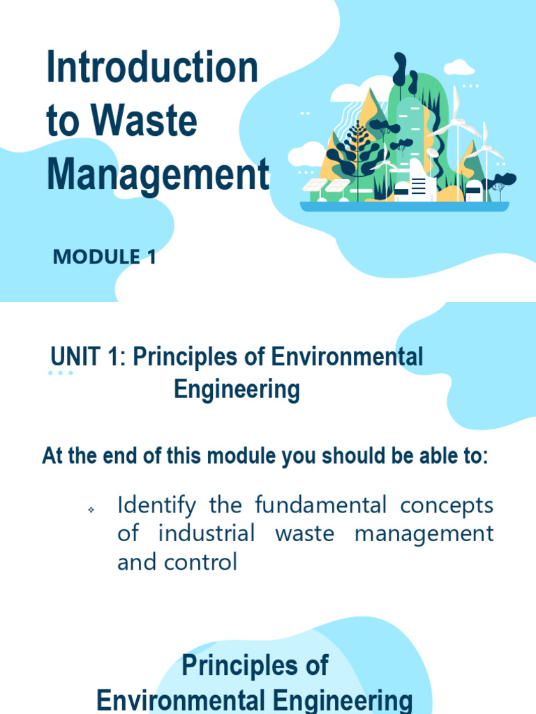 1.1 Envi Engg Principles | PDF | Technology & Engineering