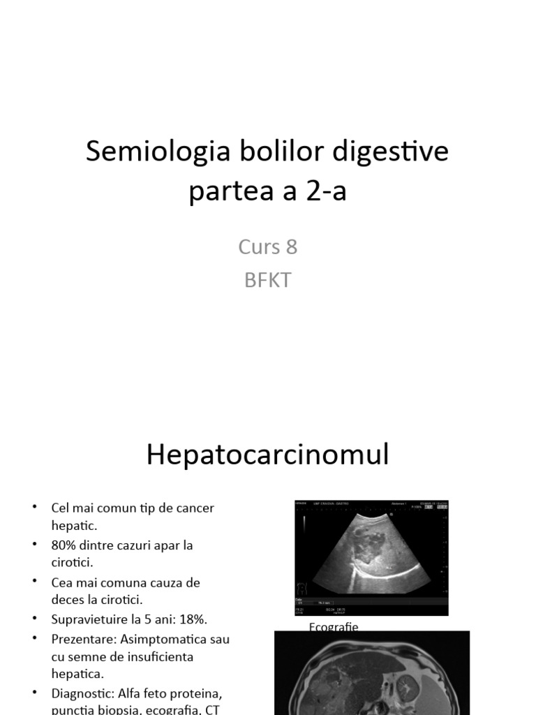 Semiologia Bolilor Digestive Partea 2 | PDF