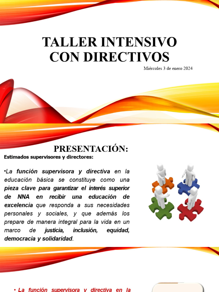 Taller Intensivo Con Directivos | PDF