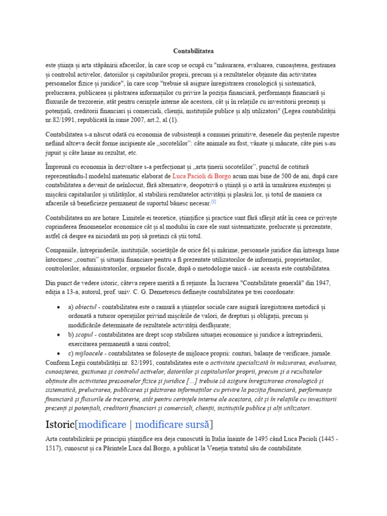 Contabilitate | PDF