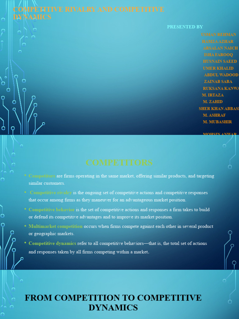Multimarket Competition Dynamics | PDF | Competitive Advantage ...