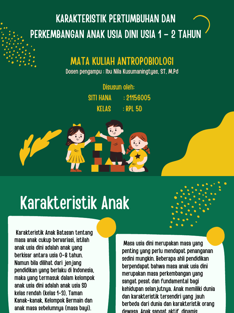 Siti Hana - 21156005 - PPT KARAKTERISTIK PERTUMBUHAN DAN PERKEMBANGAN ...