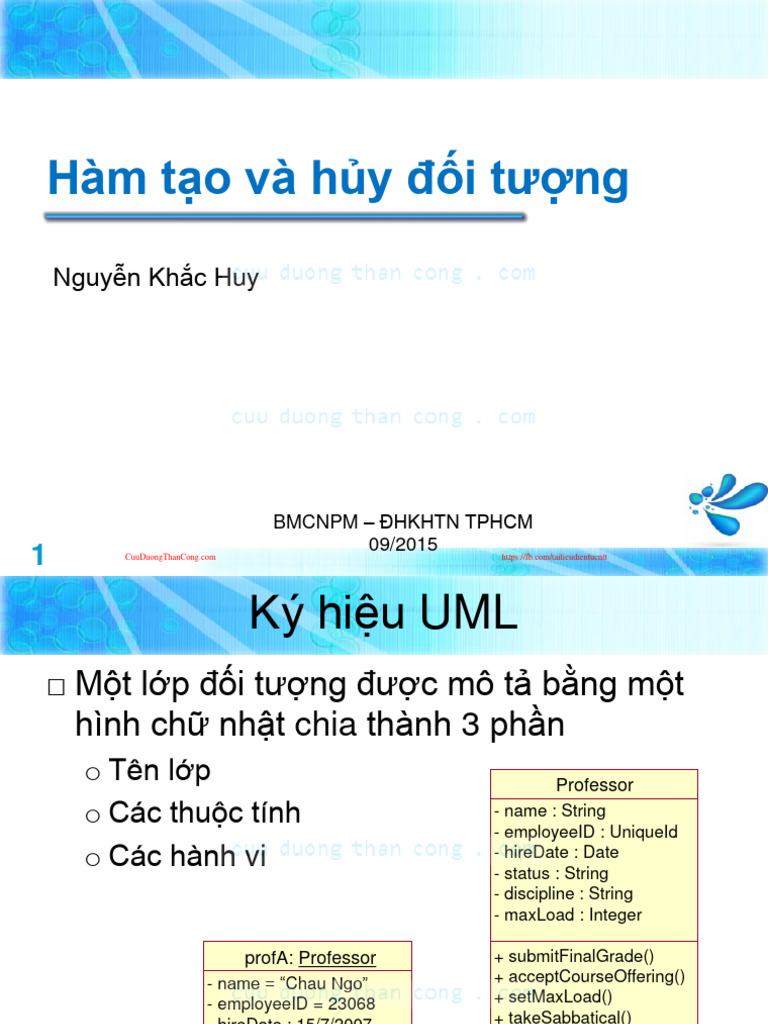 Lap Trinh Huong Doi Tuong Nguyen Khac Huy Week03 Ham Tao Va Huy Doi Tuong (Cuuduongthancong ...