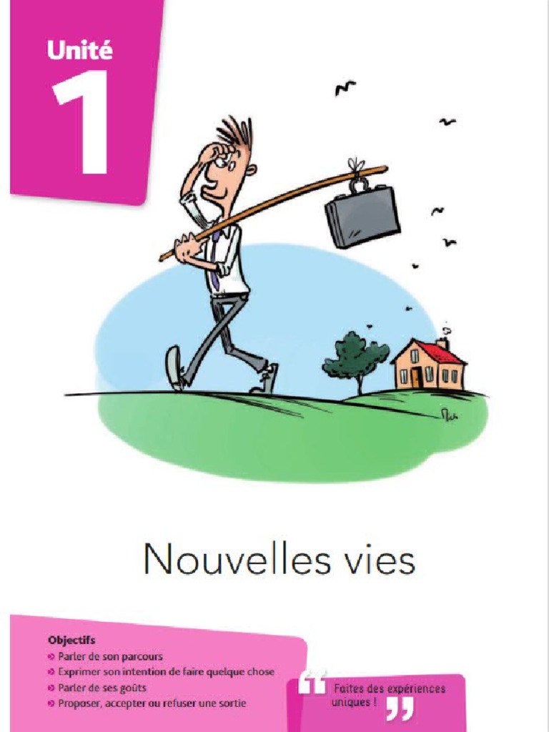 Edito A2-Livre-Cahiers-Unité 1 - Nouvelles Vies | PDF