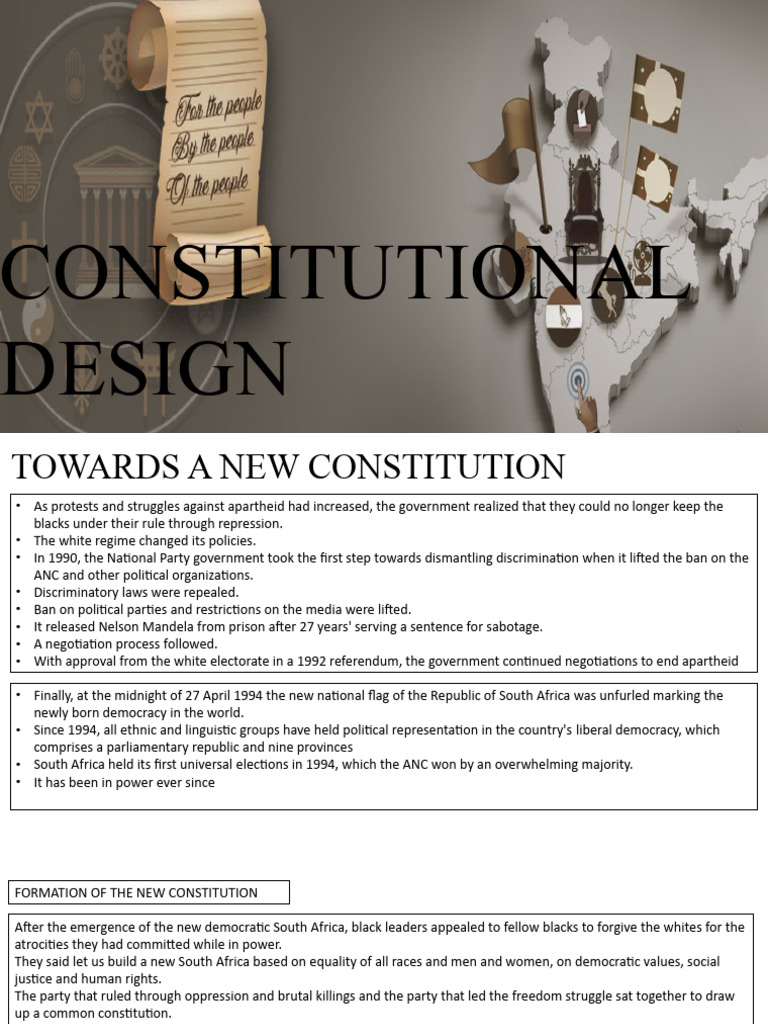 Constitutional Design CBSE Grade 9 | PDF | Political Charters ...