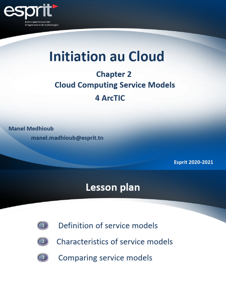 Chapitre 2 - Cloud Service Models | PDF