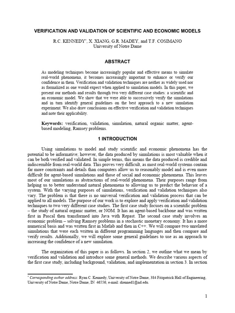Agent2005 Revisado | Download Free PDF | Conceptual Model | Statistics