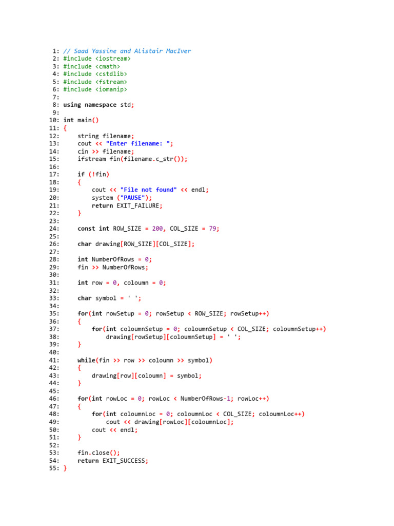 Ascii Art Code Pdf Computer Programming Computing 3999