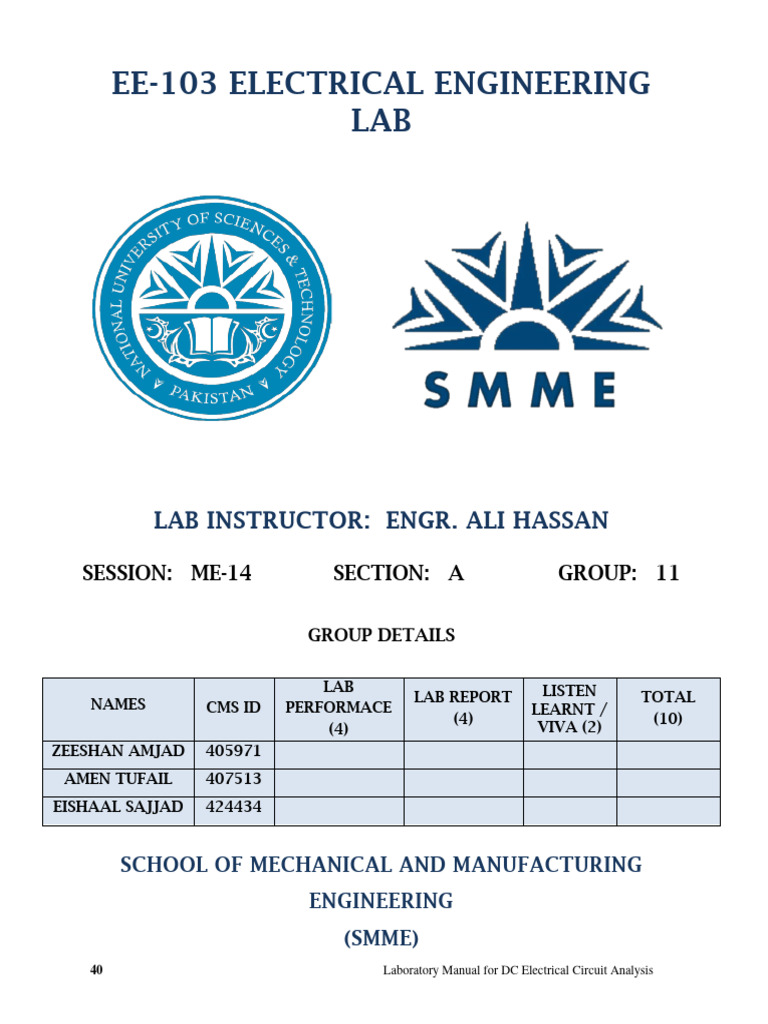 EE Lab Report 12 OEL | PDF