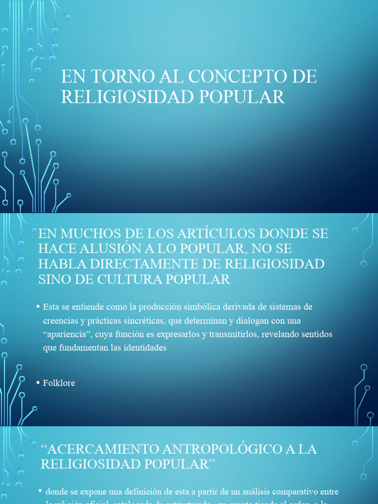 Religiosidad Popular y Globalización | PDF | Religión y espiritualidad